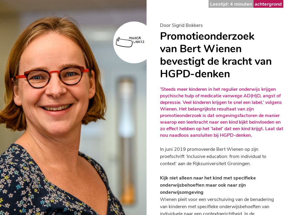 De kracht van HGPD-denken - Pedagogisch optimisme in het primair en ...